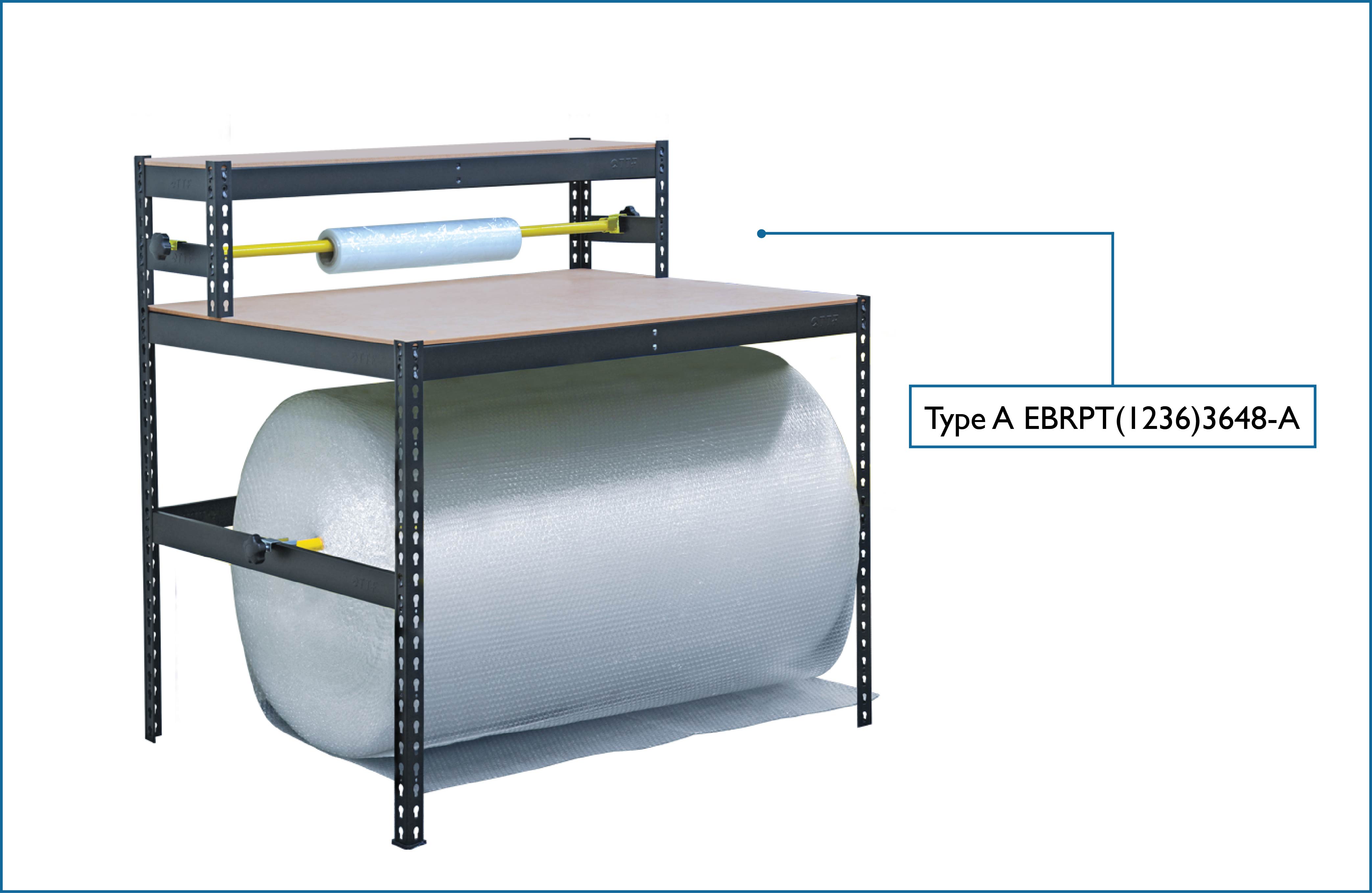 E-Boltless Rack Packing Table | Light Duty Racking | Boltless Wrapping Table | TTF Group